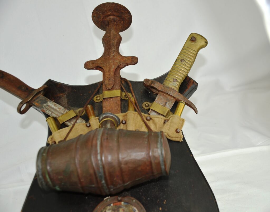 WW1 Trench Art Coat Rack - Sally Antiques