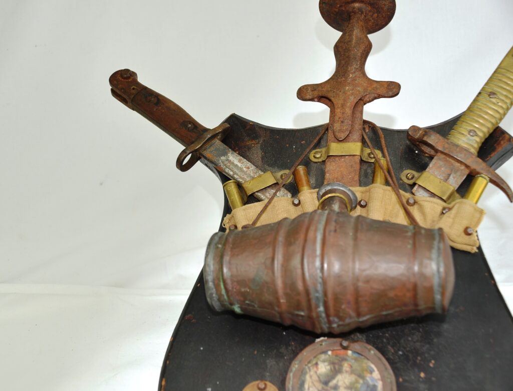WW1 Trench Art Coat Rack - Sally Antiques