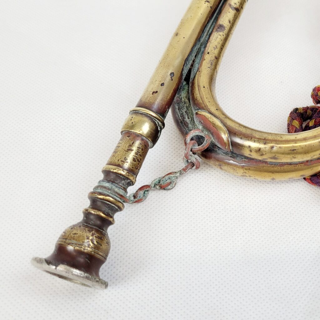 British Boer War Military Bugle With Lanyard Made In Paris For A.W ...
