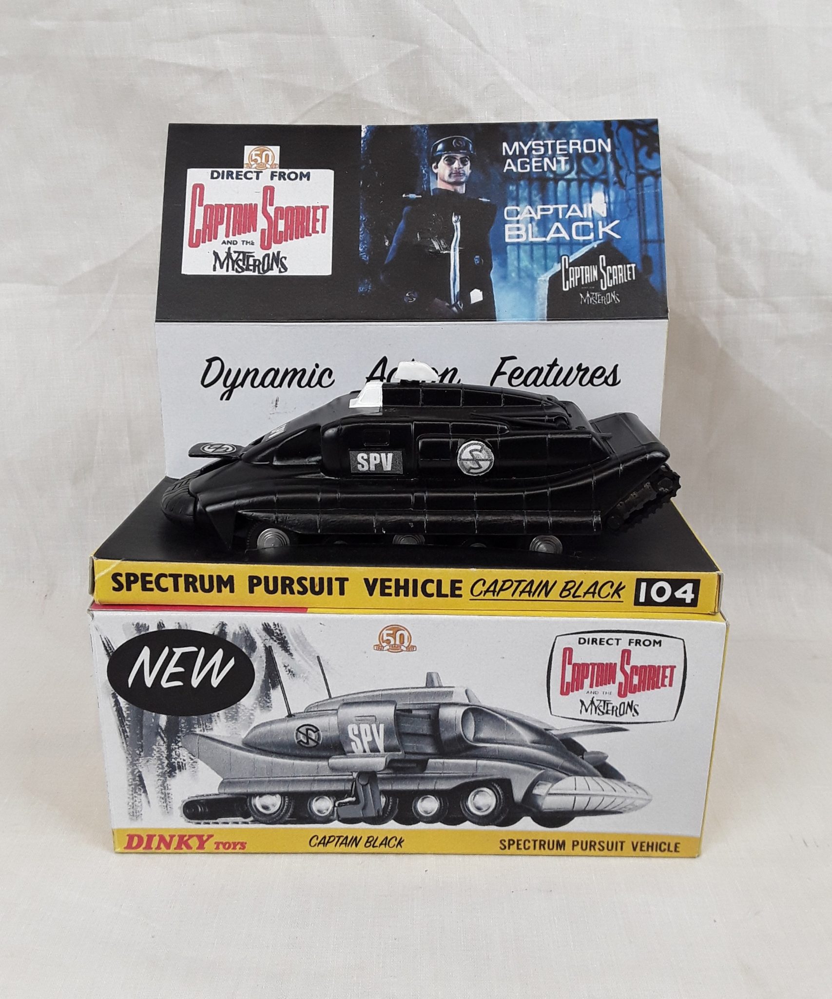 Restored Gerry Anderson Dinky 104 Captain Scarlet Spectrum Pursuit ...