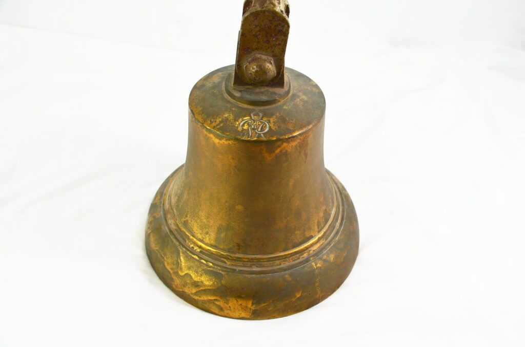 Large George VI Fire Engine Bronze Bell - Sally Antiques