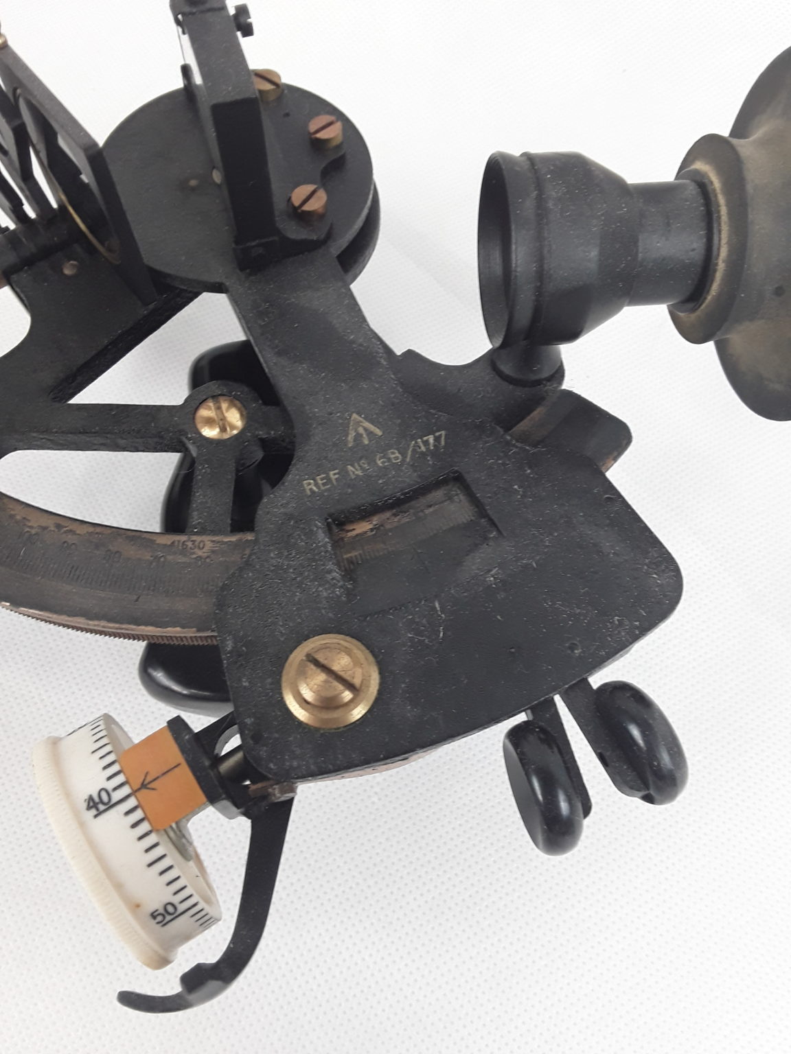 WW2 1944 Cased Henry Hughes & Son Husun Royal Navy Submarine Sextant In ...
