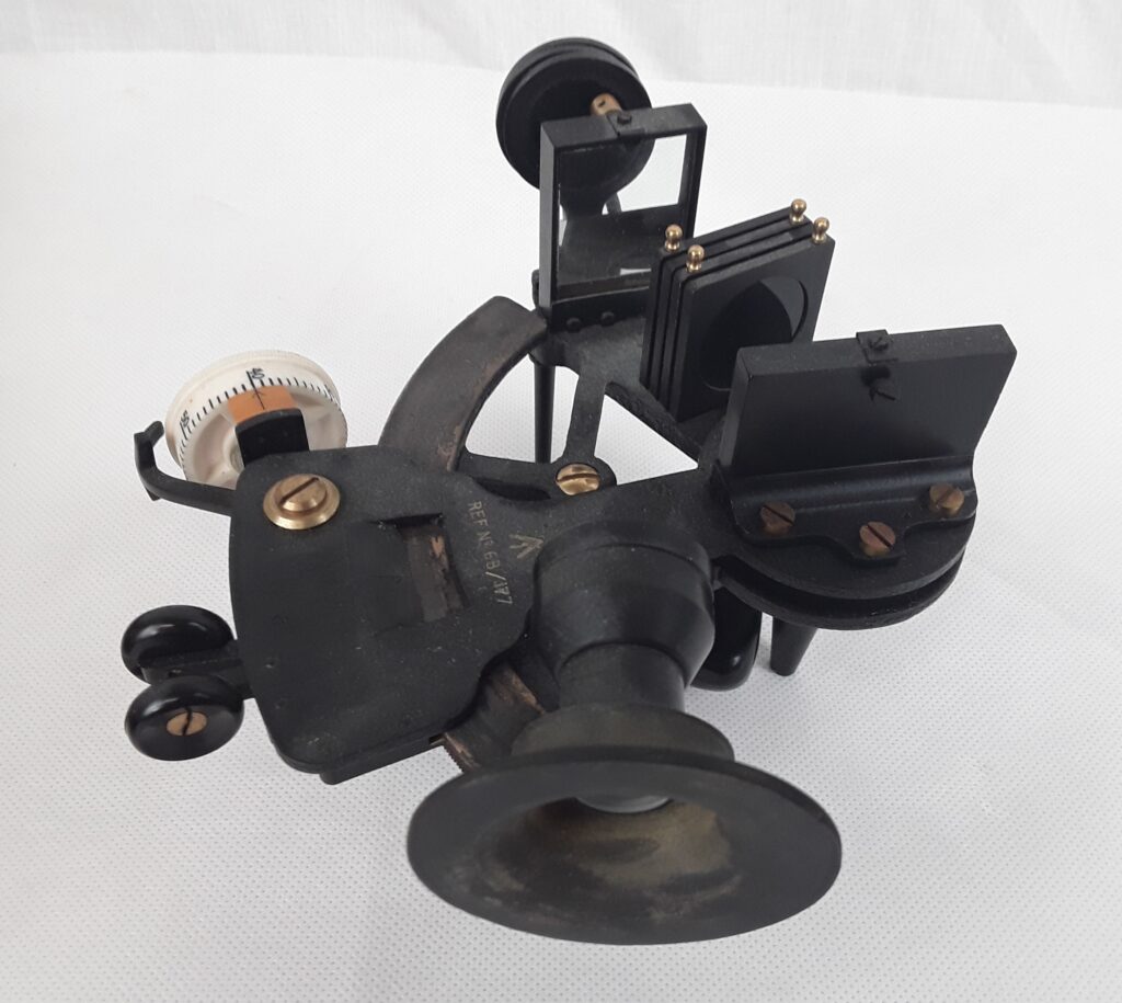 WW2 1944 Cased Henry Hughes & Son Husun Royal Navy Submarine Sextant In ...