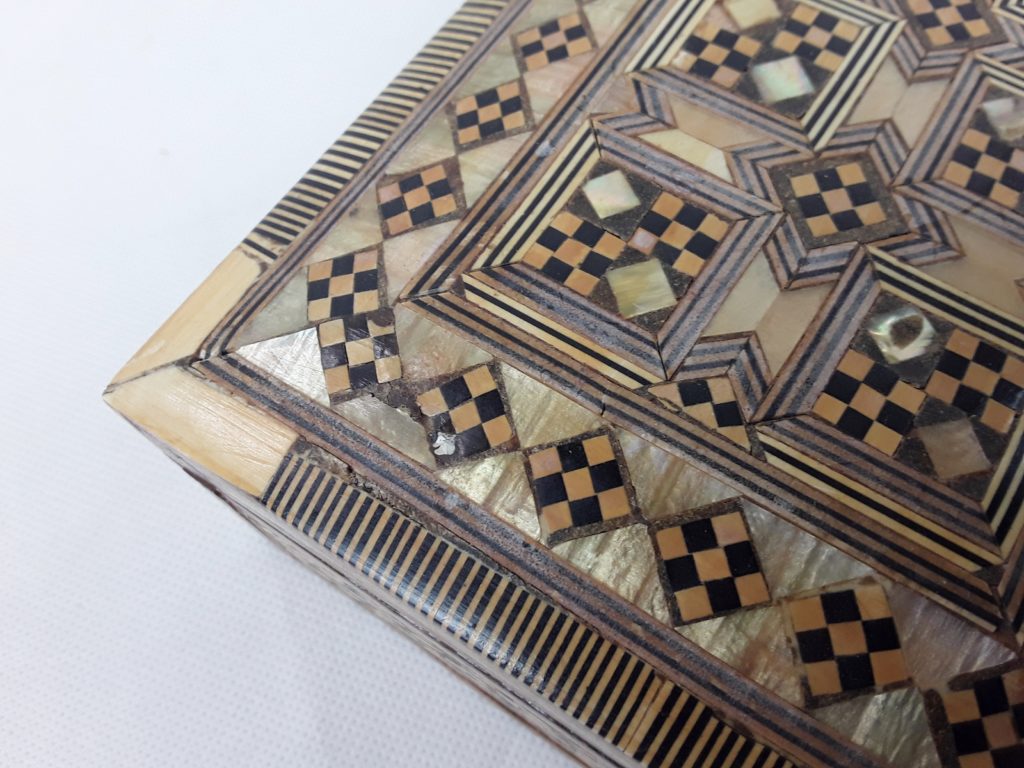 Khatam Inlaid Box - Sally Antiques