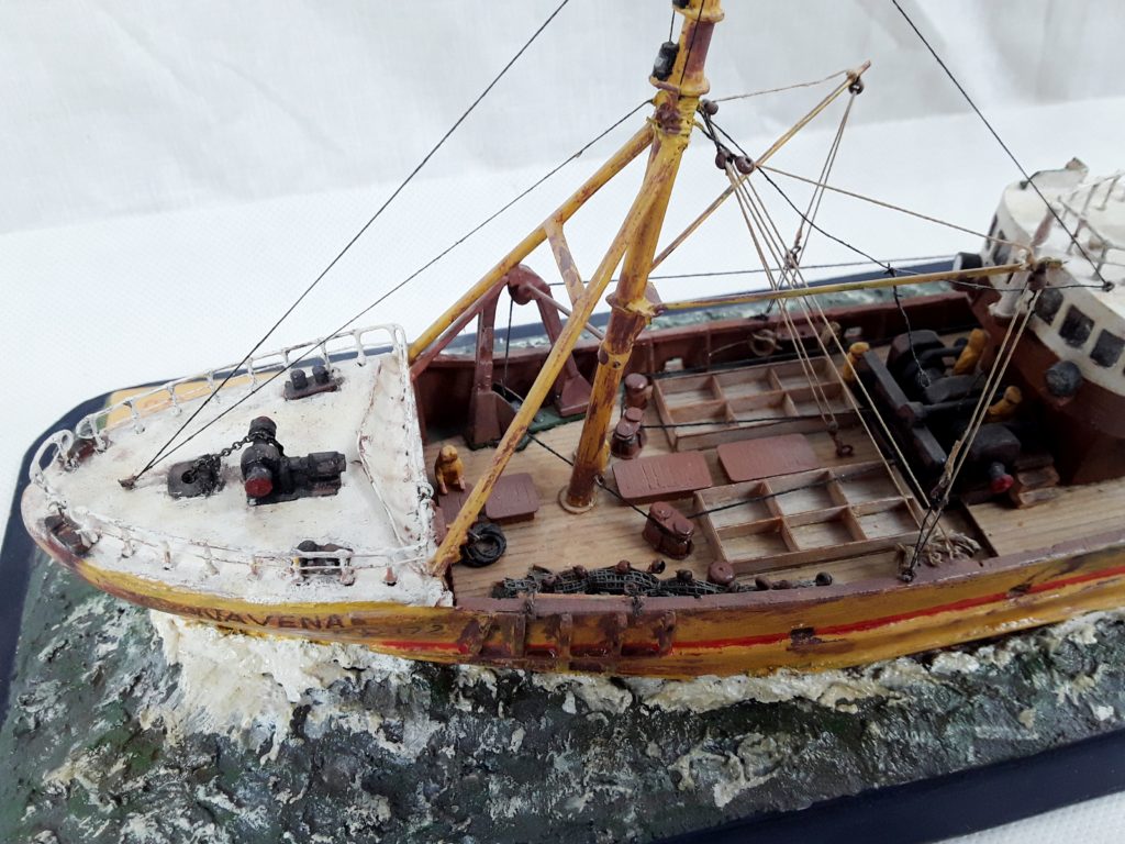 Scratch Built Waterline Model Boat Of The Trawler ‘Navena’ FD172 ...
