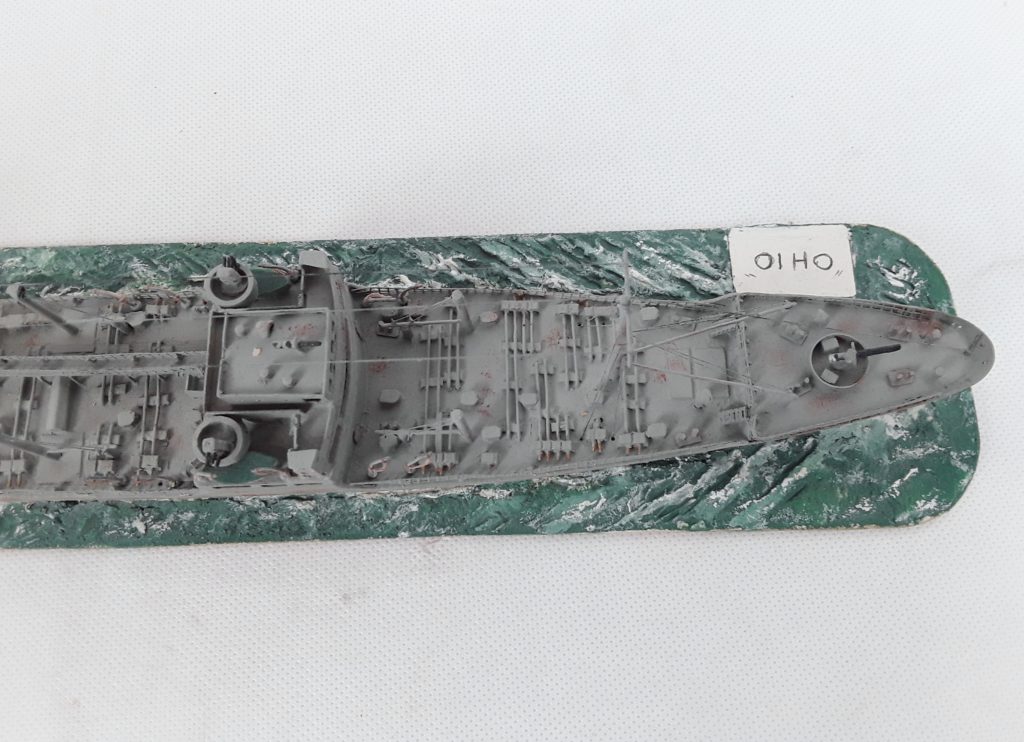 Scratch Built Waterline Model Of SS Ohio Oil Tanker Circa 1942 - Sally ...
