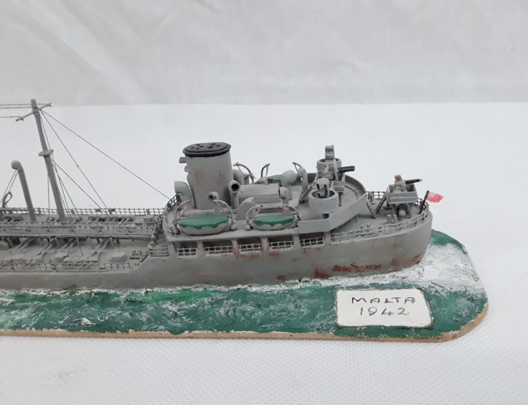 Scratch Built Waterline Model Of SS Ohio Oil Tanker Circa 1942 - Sally ...