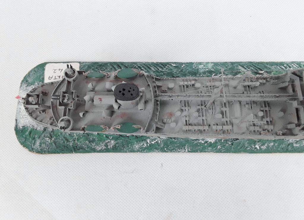 Scratch Built Waterline Model Of SS Ohio Oil Tanker Circa 1942 - Sally ...
