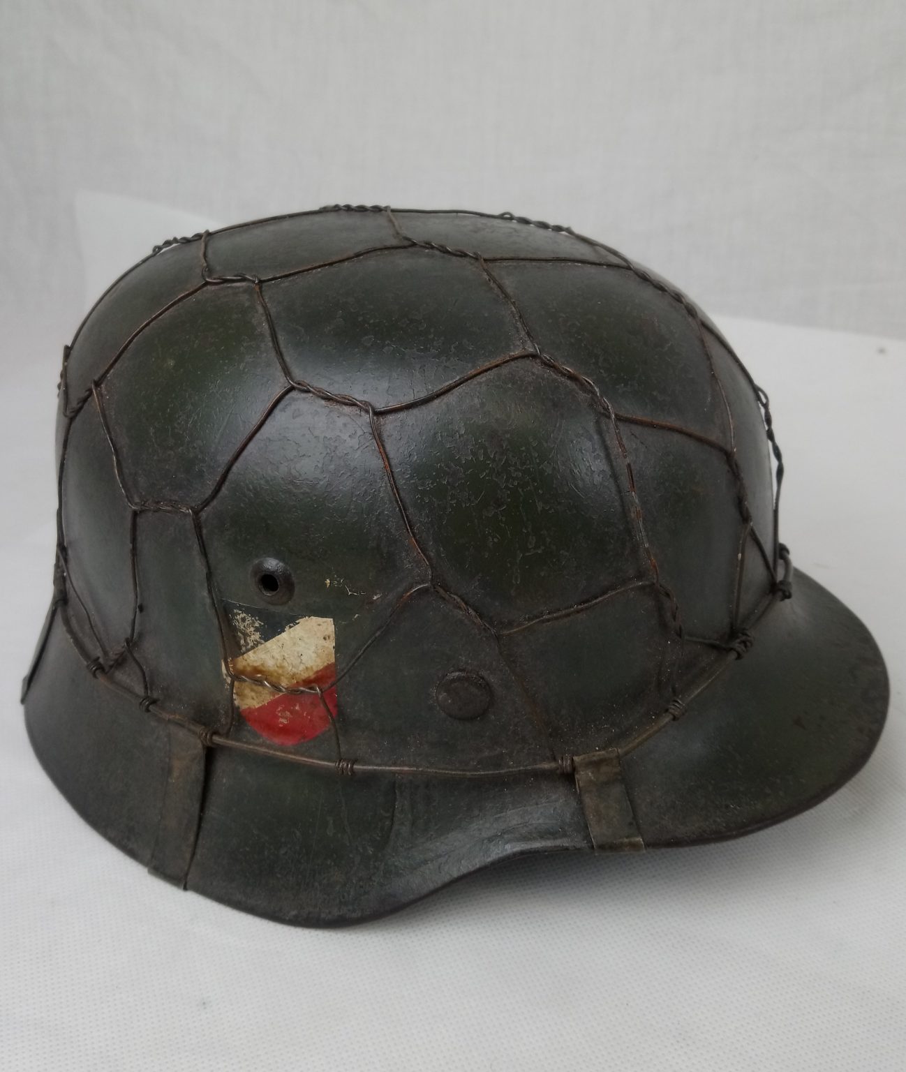 WW2 German Kriegsmarine Double Decal Helmet With Original Liner And ...