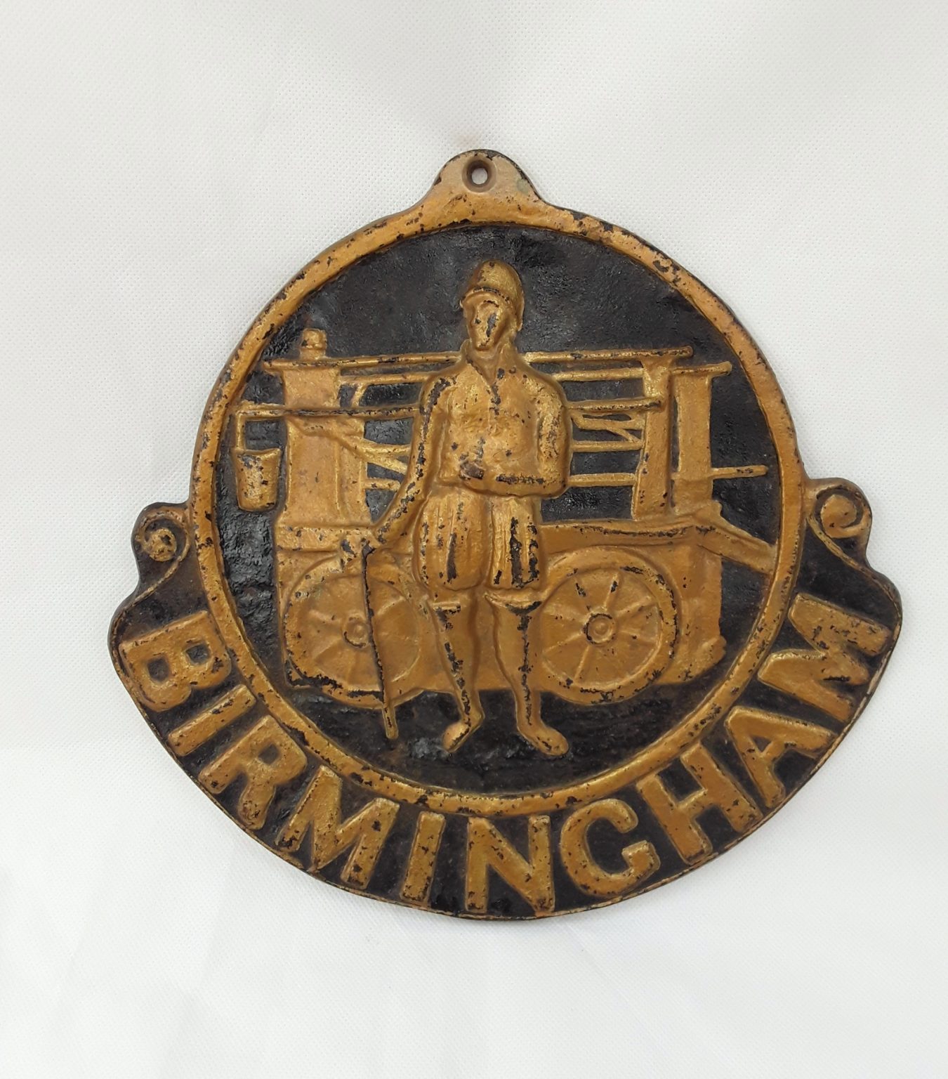 Replica of a 19th Century Birmingham Fire Plaque - Sally Antiques