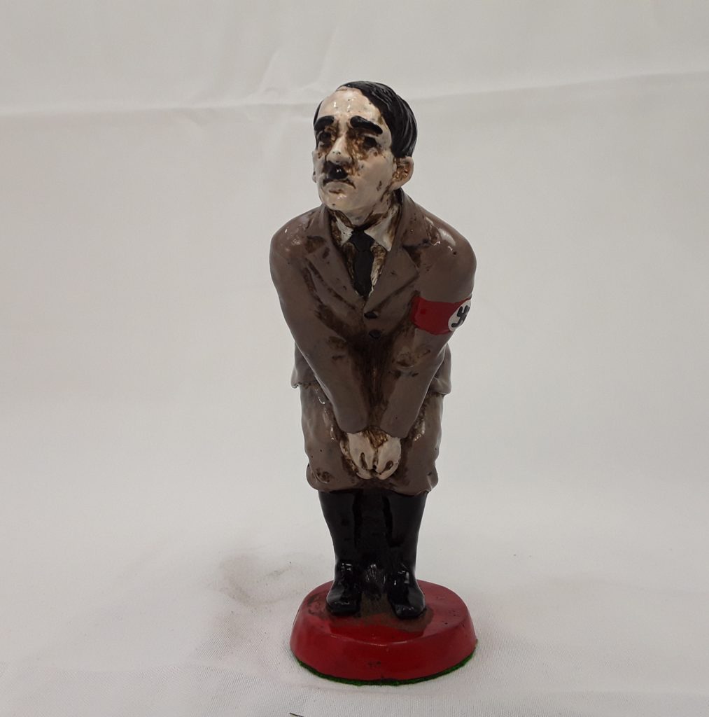 Original WW2 Novelty Hitler Pin Cushion - Sally Antiques