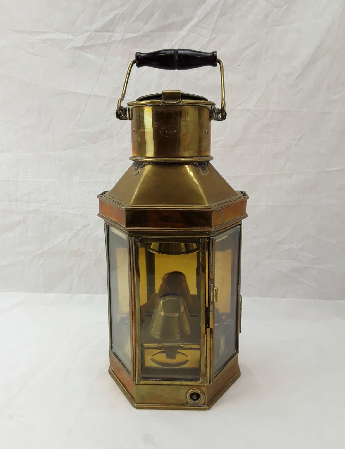 Bulpitt & Sons Brass Ships Lantern c1913/14 - Sally Antiques