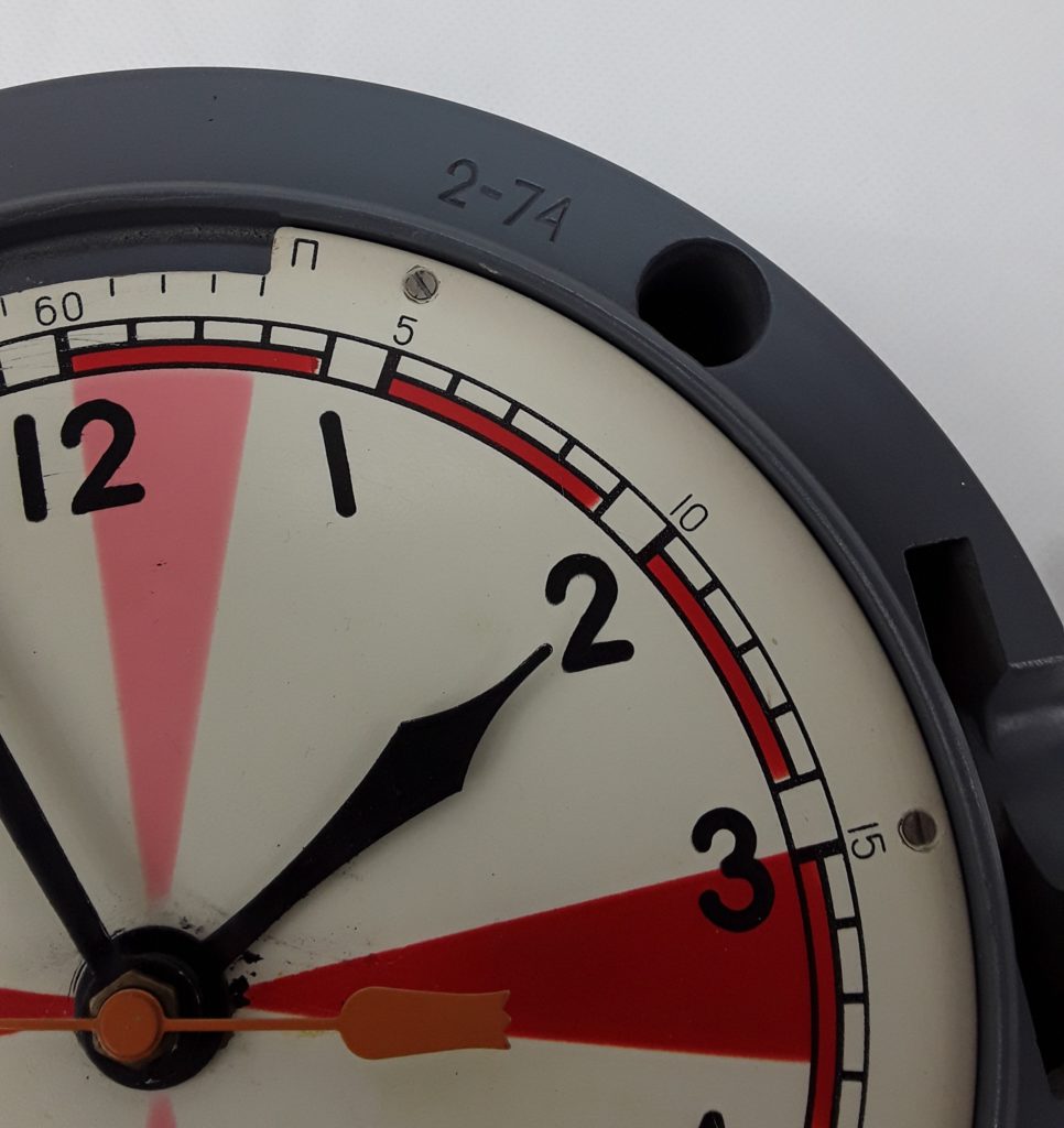 USSR Soviet Ship Or Submarine Bulkhead Clock - Sally Antiques