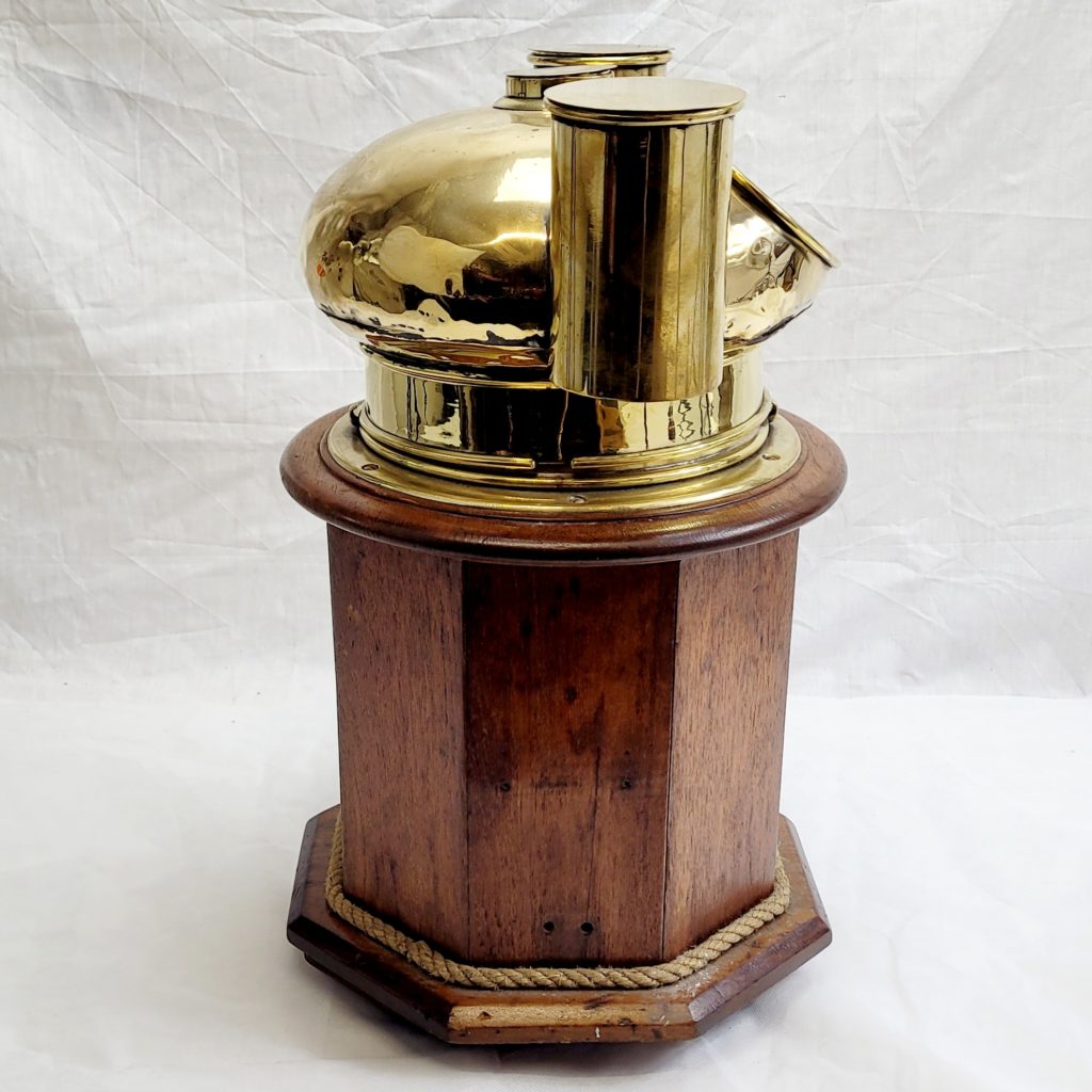 Victorian Brass And Oak Binnacle With Compass Card By Cooke - Sally ...