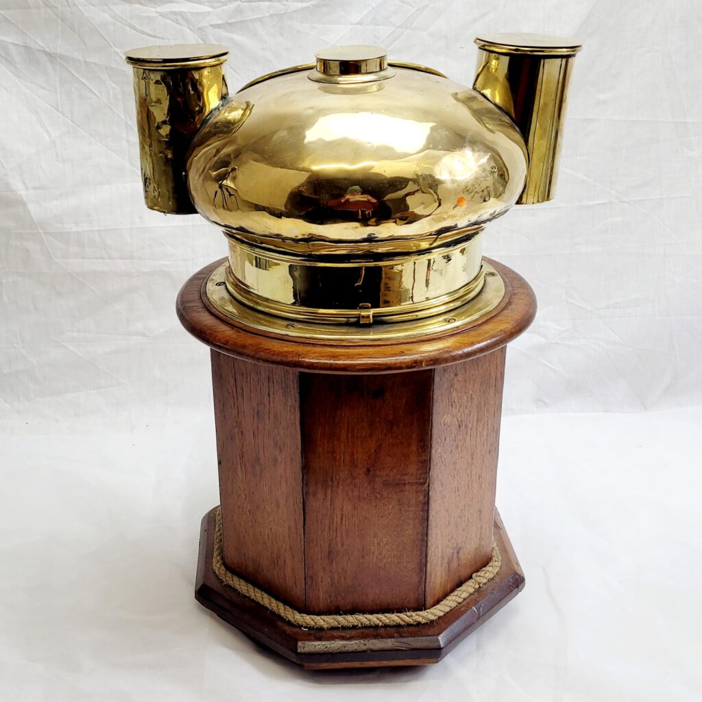 Victorian Brass And Oak Binnacle With Compass Card By Cooke - Sally ...