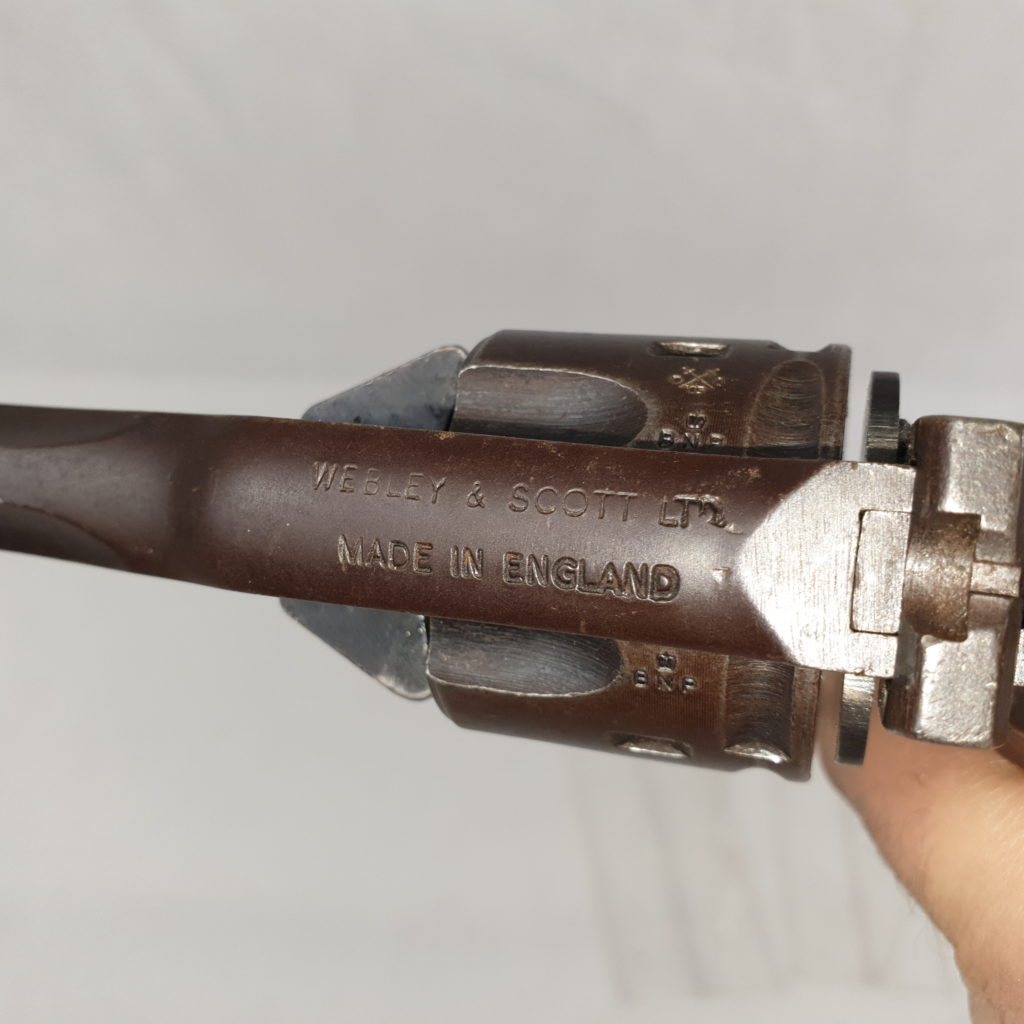 WW2 Era Webley Mark IV Army Revolver - Sally Antiques