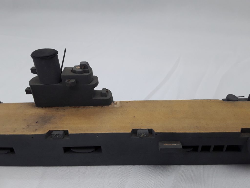 WW2 Recognition Model Of A Royal Navy Aircraft Carrier - Sally Antiques