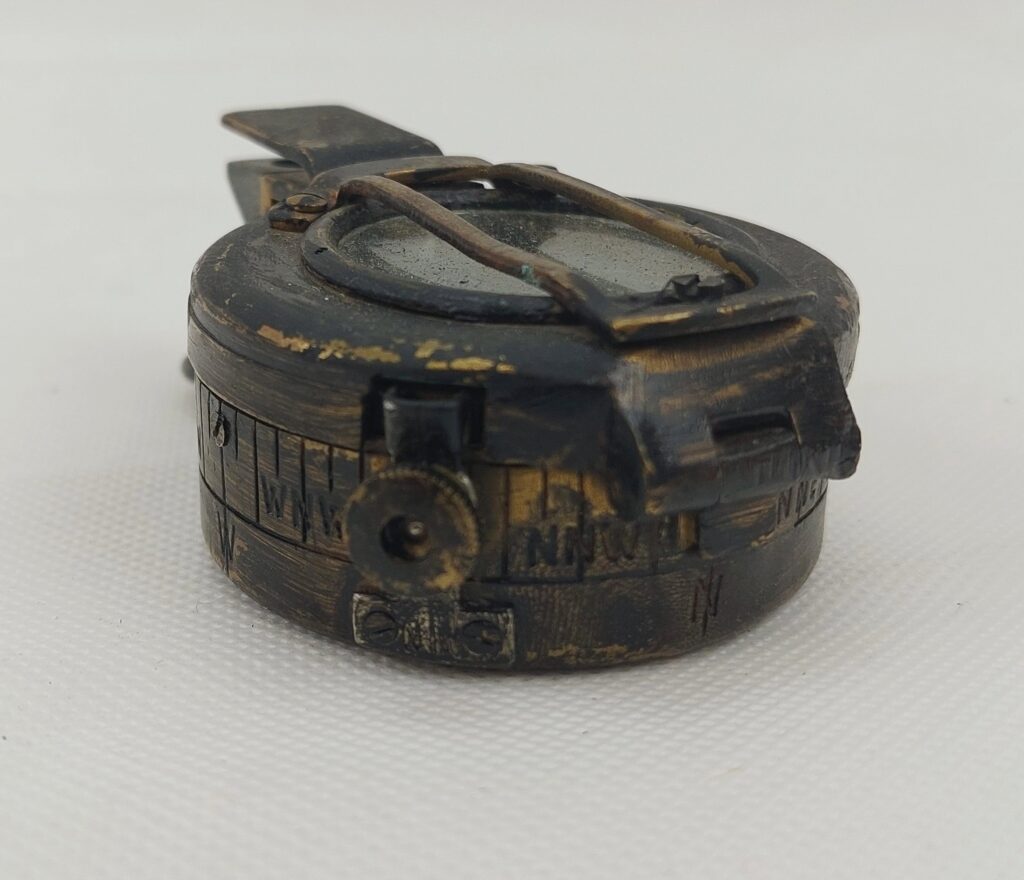 1941 MKIII British Prismatic Marching Compass By TG And Co - Sally Antiques