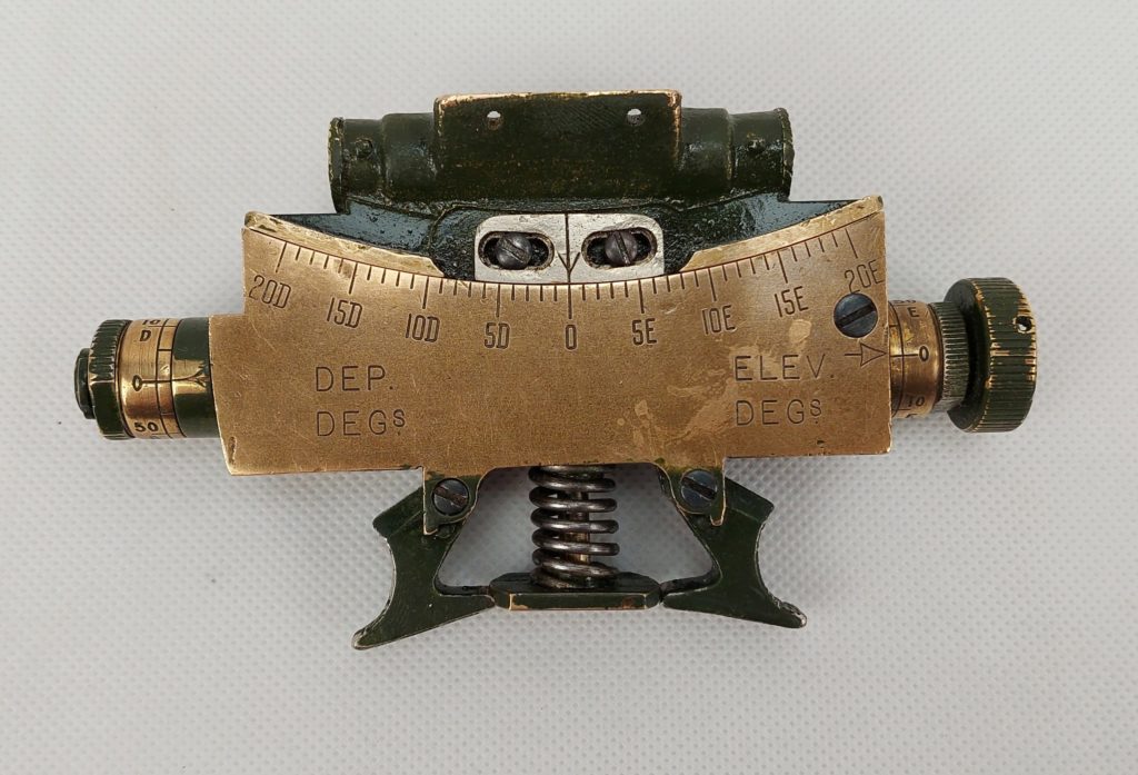 Vickers New Zealand Heavy Machine Gun 1944 Dated Clinometer Sight Mark ...