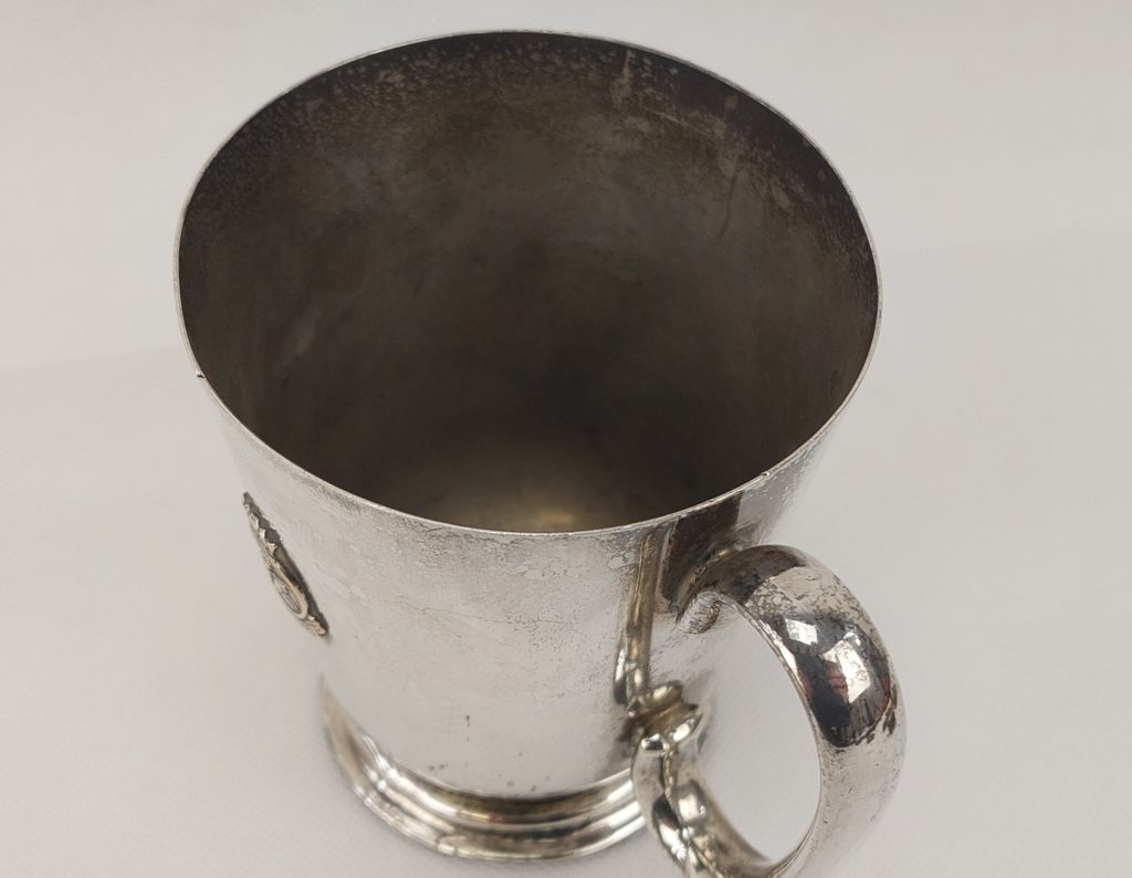 1958 Atom Bomb Test HMS Resolution Christmas Island Silver Plated ...