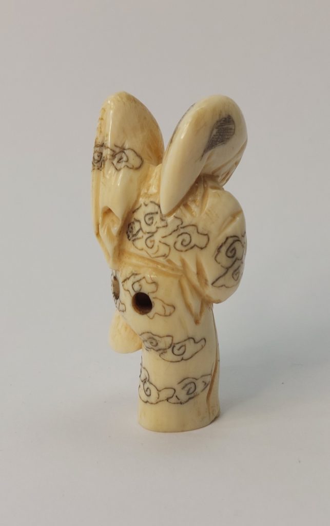 19th Century Japanese Carved Ivory Netsuke Of A Dancing Figure - Sally ...