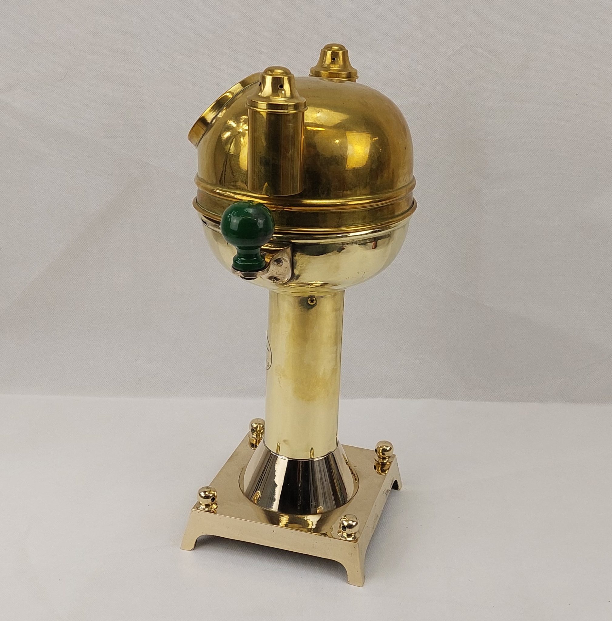Small Viking Yachts Brass Binnacle - Sally Antiques
