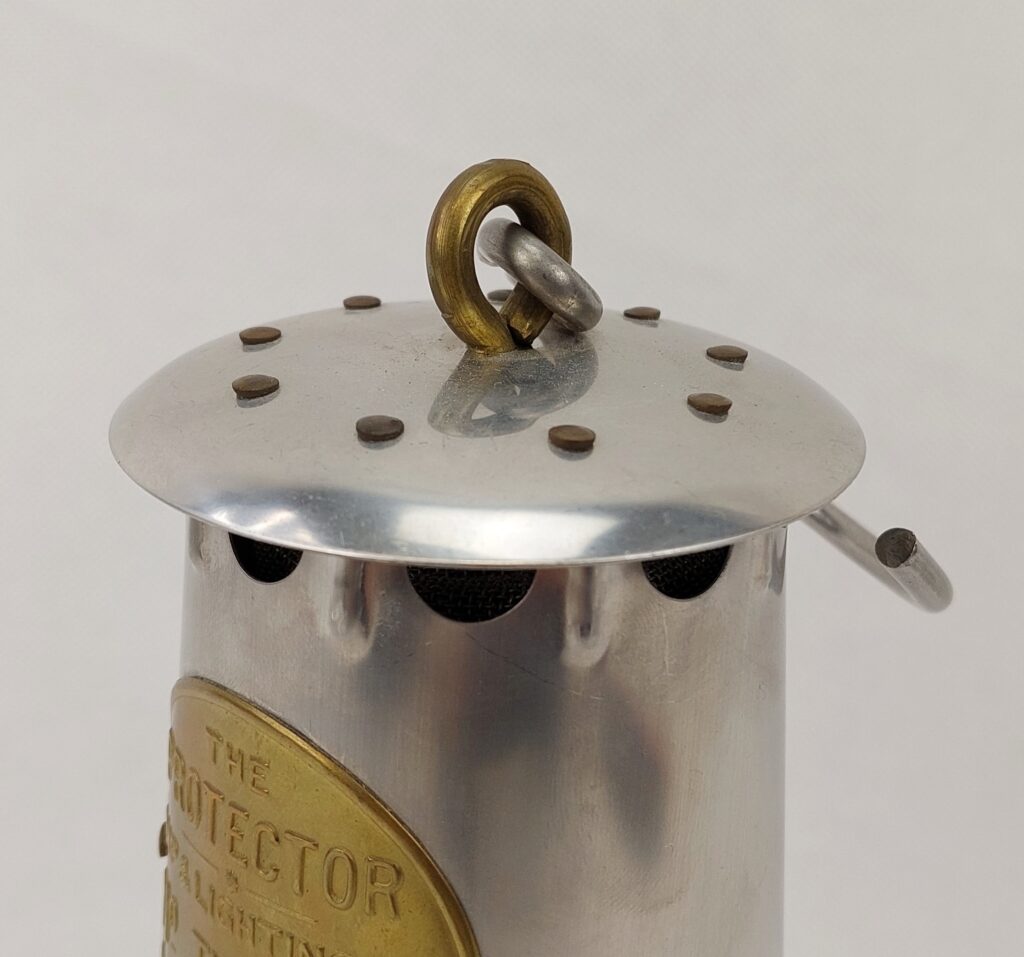 The Protector No Type 1A Miners Lamp By Eccles 1* - Sally Antiques