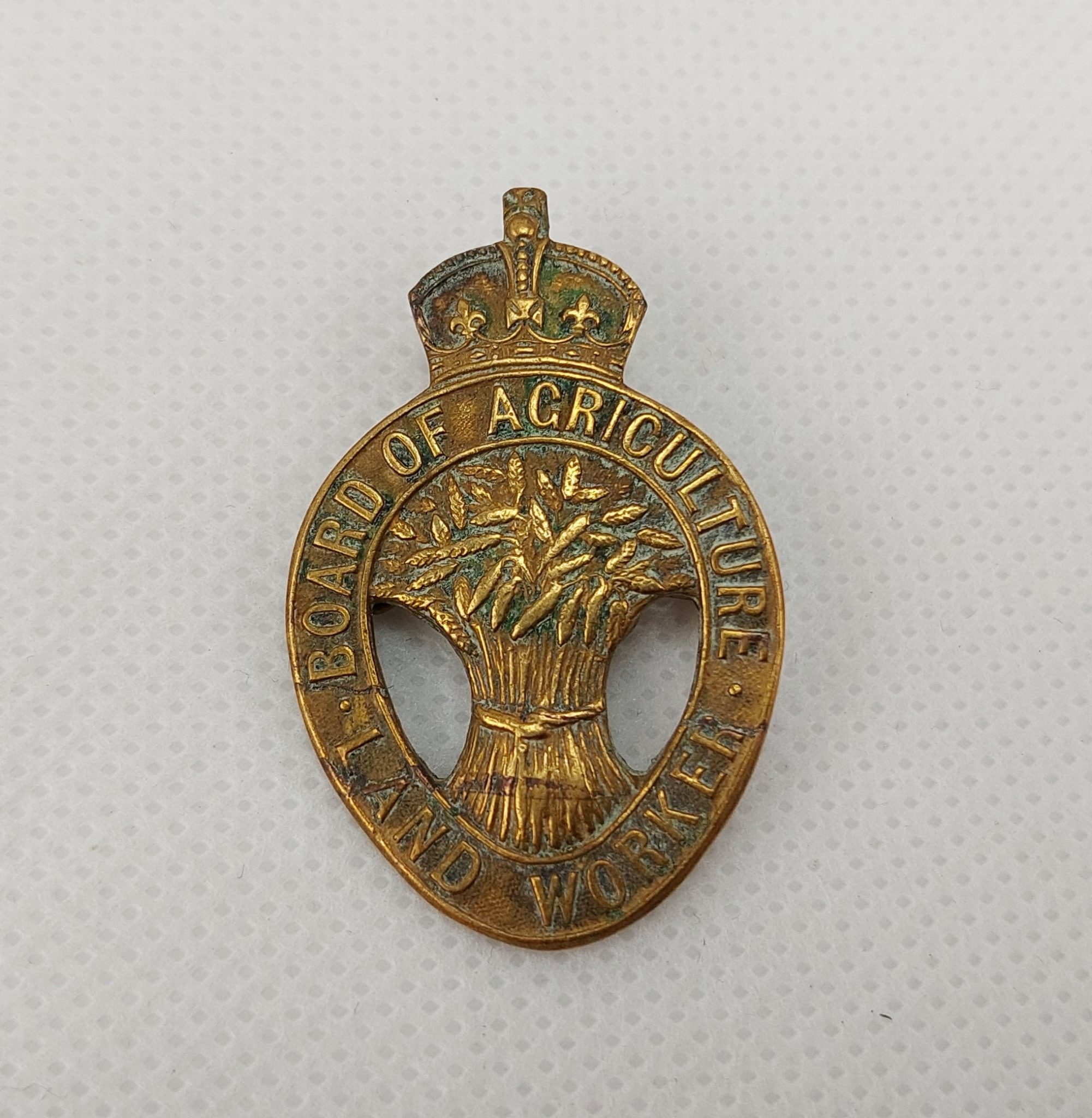 WW1 Board Of Agriculture Land Workers Womens Branch Badge - Sally Antiques