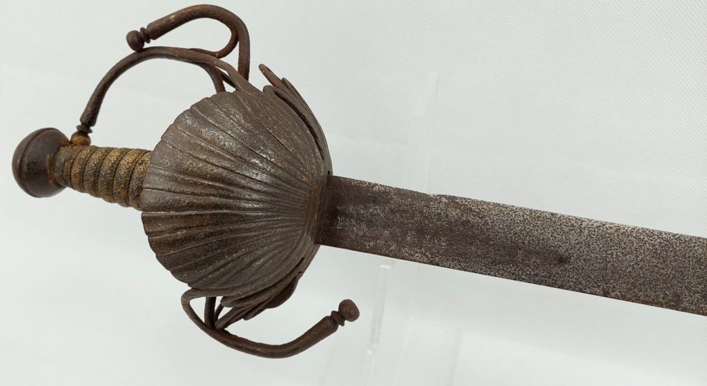 Circa 1670 Spanish Pirates Sword With Shell Guard - Sally Antiques