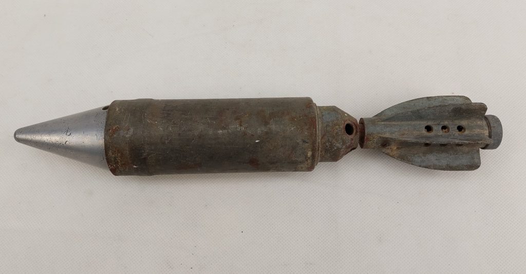 Inert British 2 Inch Mortar Round - Sally Antiques