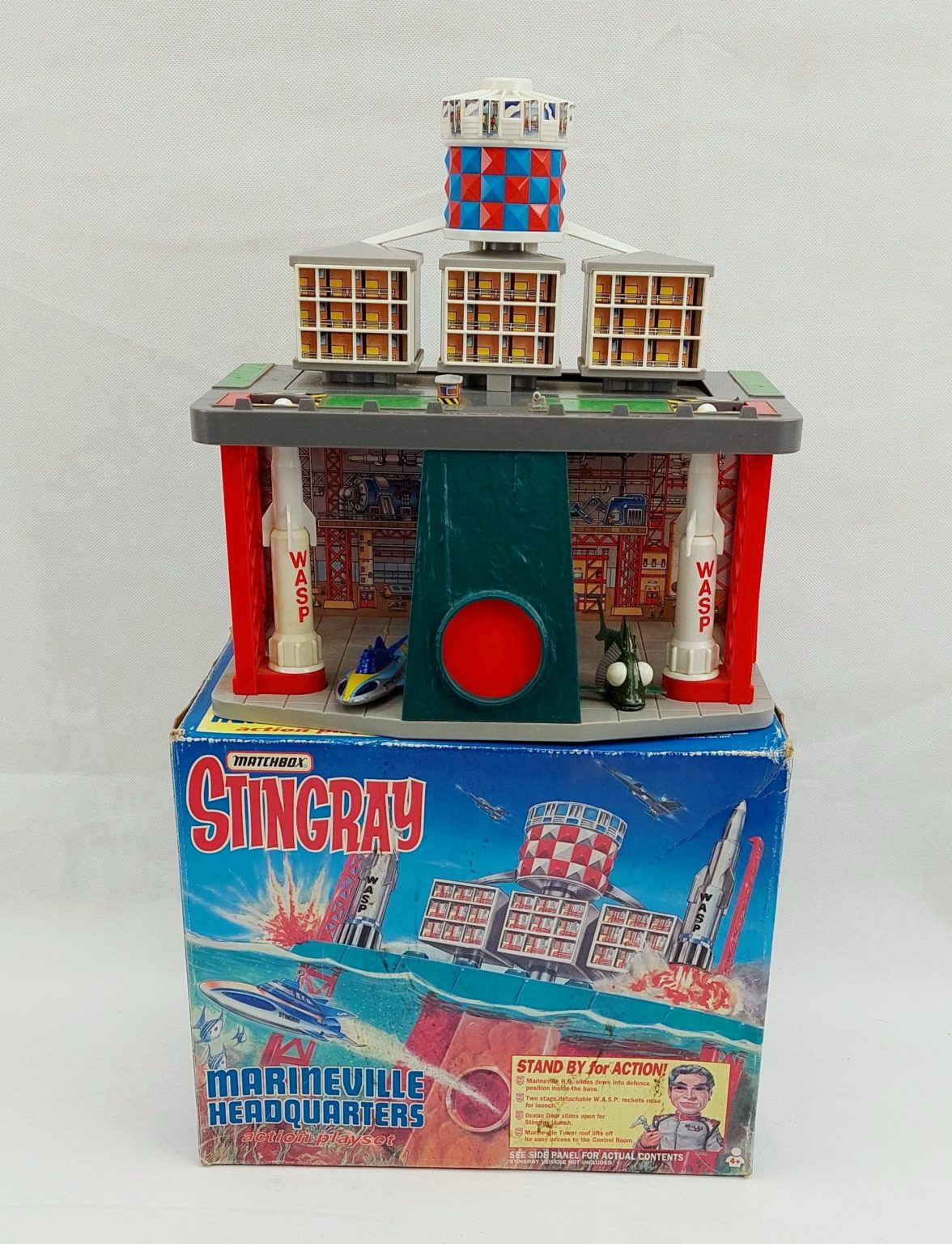 1990’s Matchbox Stingray Marineville Headquarters Action Playset With ...
