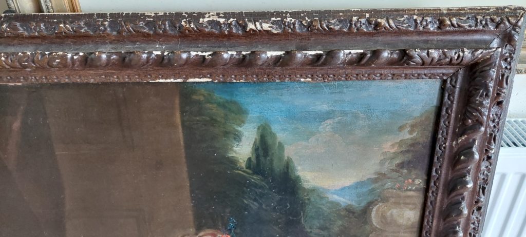 Large 18th Century Oil Portrait Painting of The Daughters of William ...