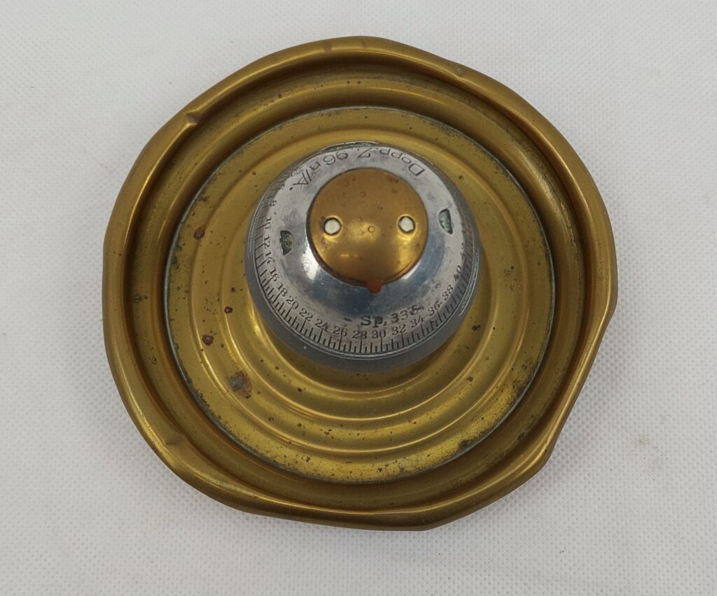 WW1 Trench Art German Shell Fuse Ashtray - Sally Antiques