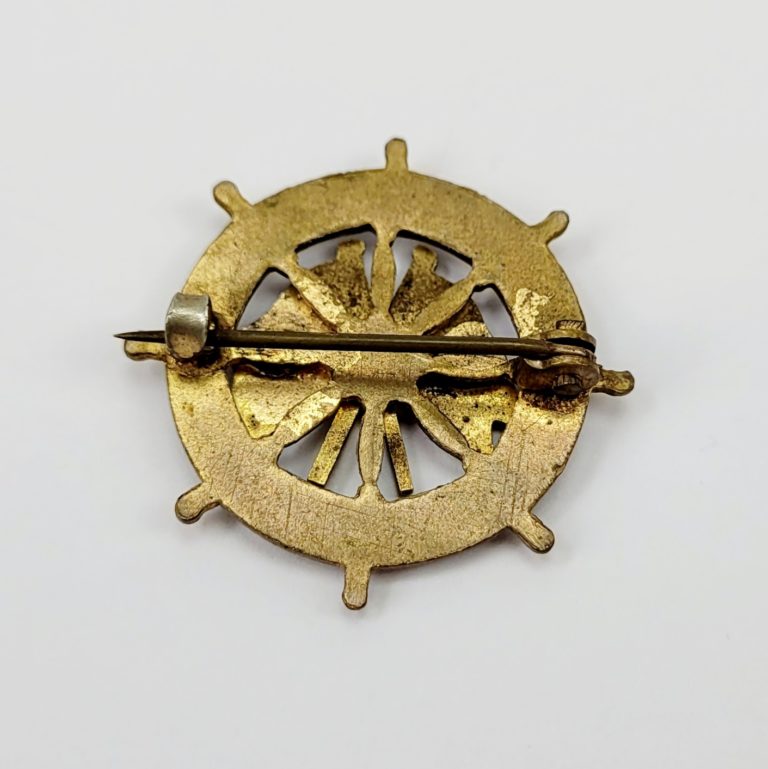 1930s TSS Letitia Ocean Liner Gilt And Enamel Sweetheart Badge - Sally ...