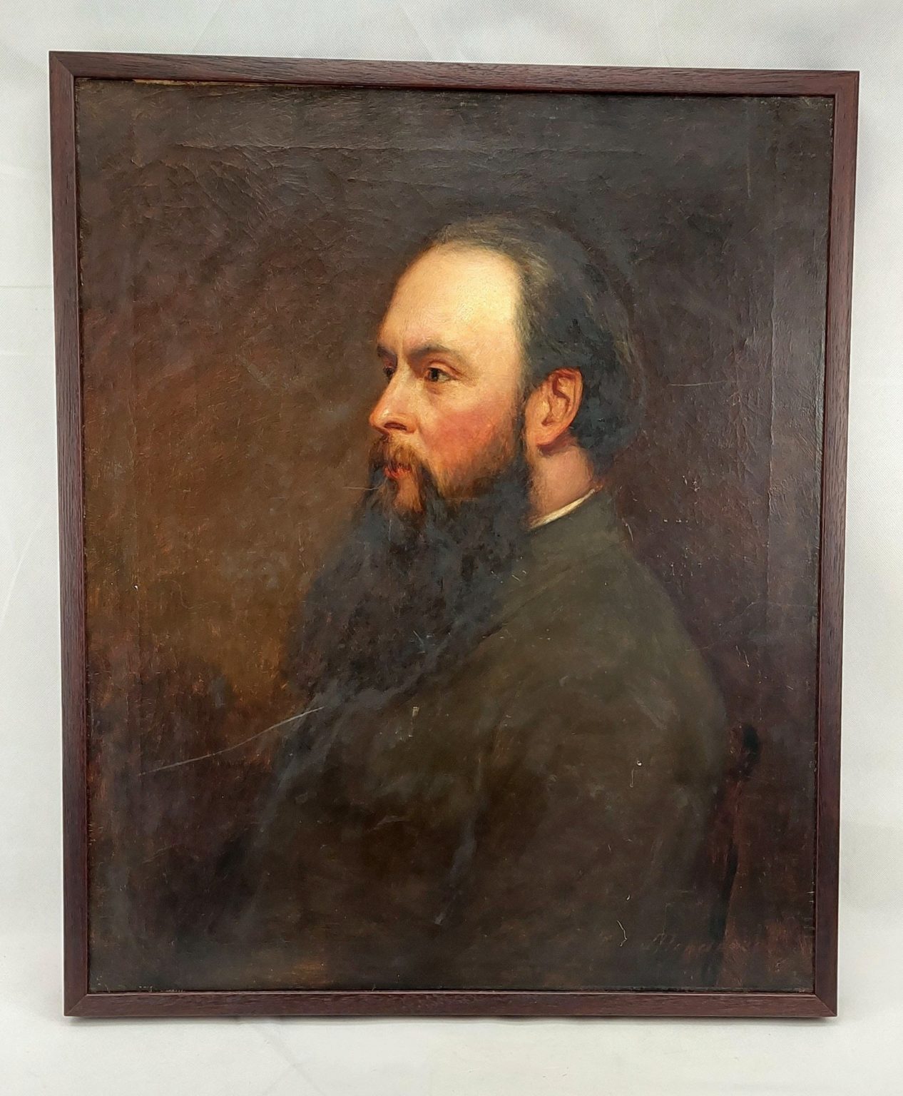 Large Oil Painting Of General Brownrigg, Crimean War Veteran By J ...