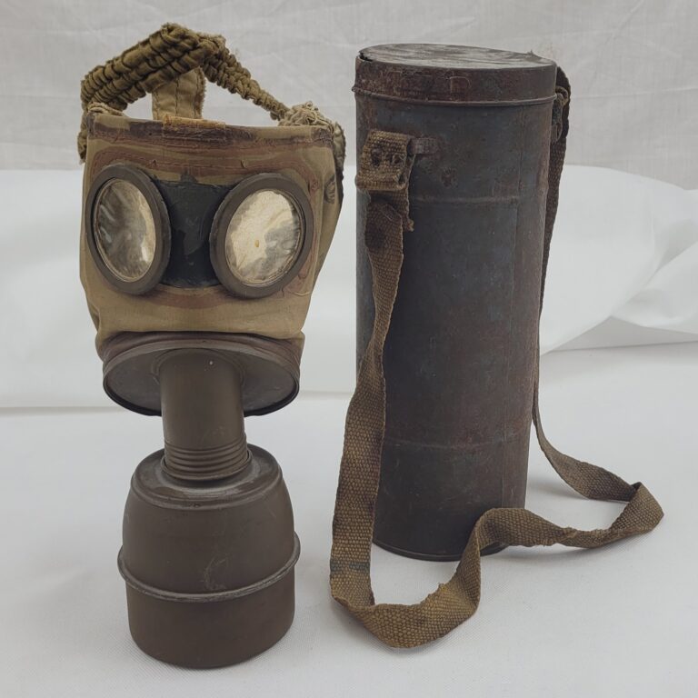 WW2 French TC 38 Gas Mask - Sally Antiques