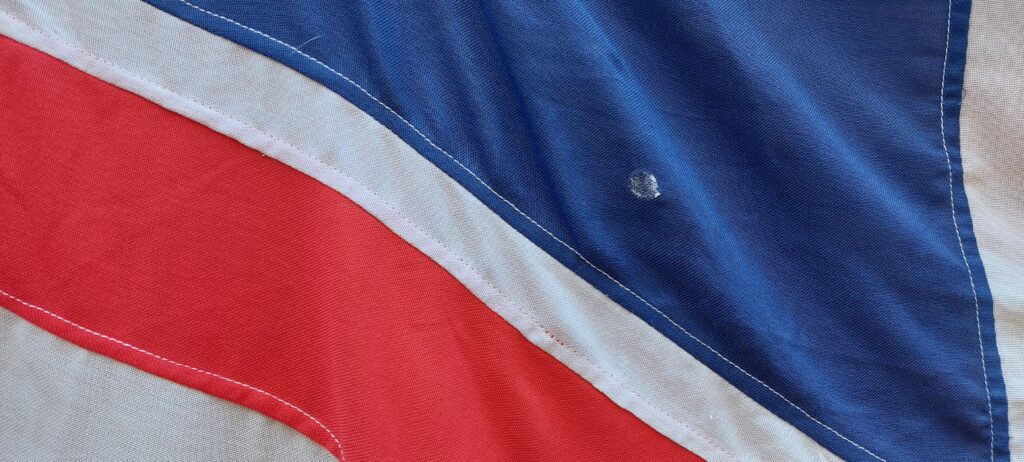 Large Royal Navy Stitched Union Jack Flag - Sally Antiques