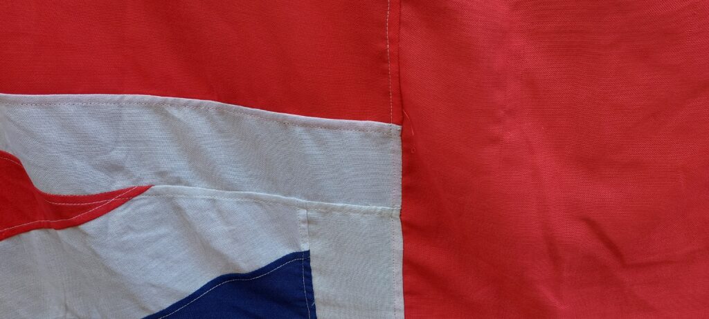 Large Royal Navy Stitched Union Jack Flag - Sally Antiques