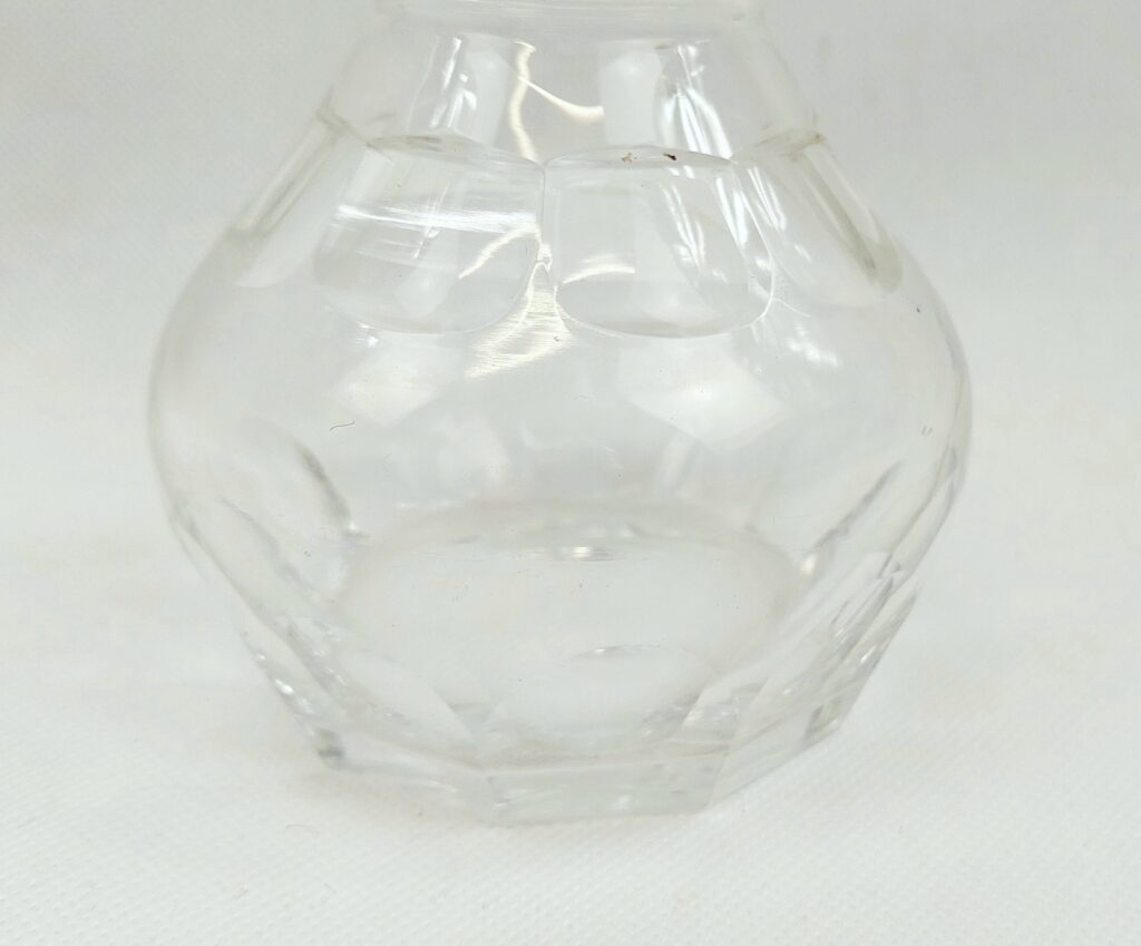 18th Century Cut Glass Lead Crystal Half Size Decanter - Sally Antiques