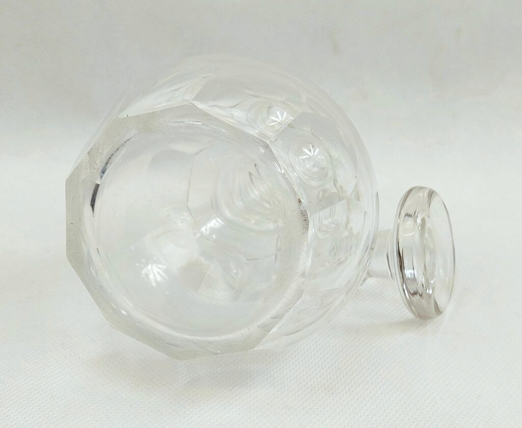 18th Century Cut Glass Lead Crystal Half Size Decanter - Sally Antiques