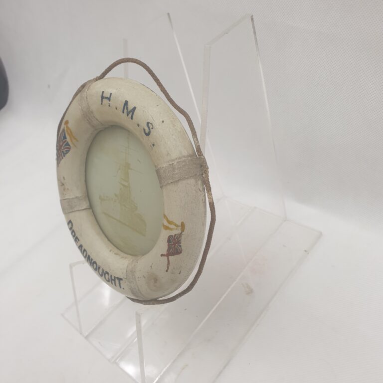 HMS Dreadnought 1905 Battleship Souvenir Life Ring With Original ...