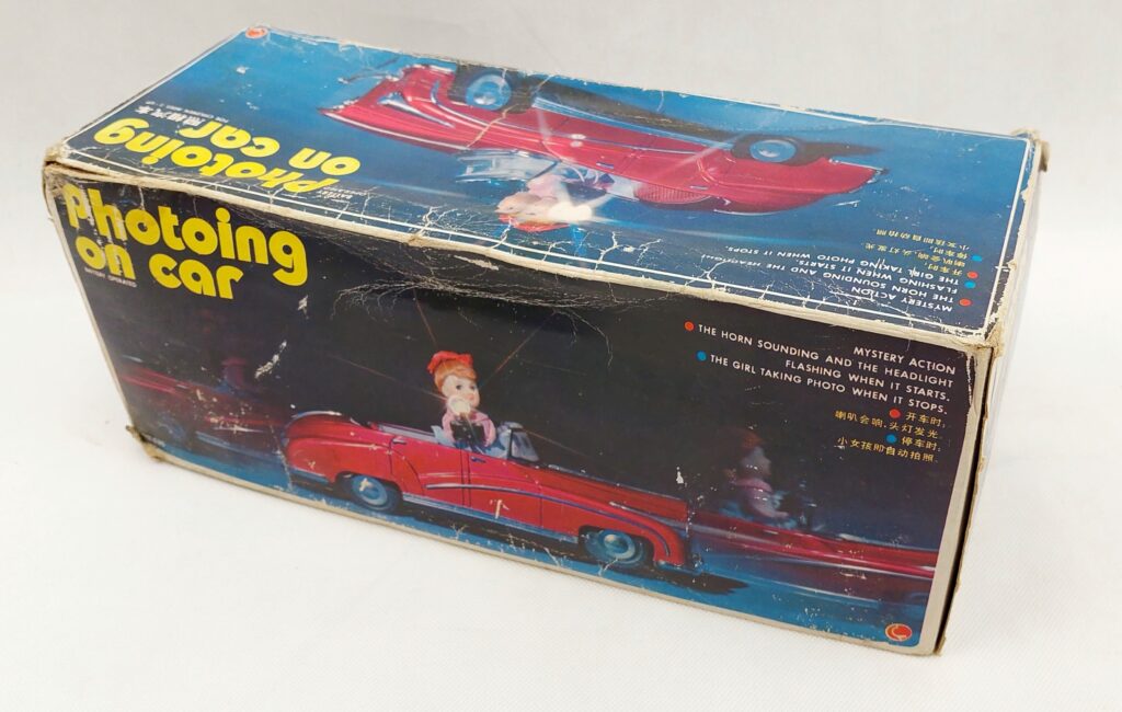 Vintage Boxed Tin-Plate ‘Photoing On Car’ Battery Operated Toy - Sally ...