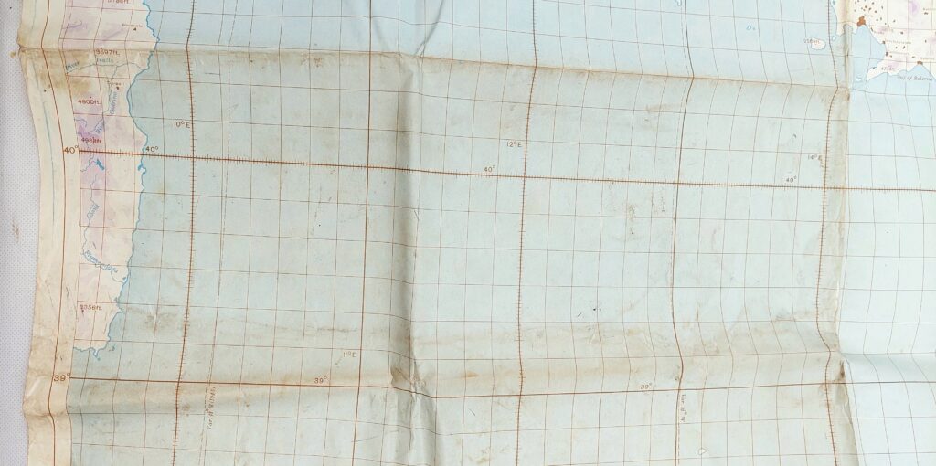 Original WW2 Air Ministry Radar Plotting Map of Italy c1945 - Sally ...