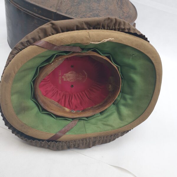 Vintage 1950/60’s Pith Helmet Also Known As Bombay Bowler - Sally Antiques