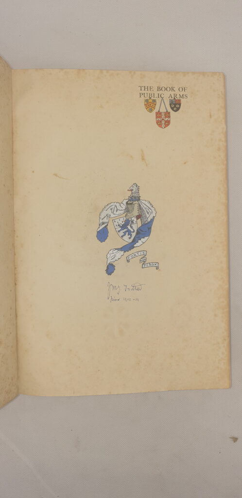 The Book Of Public Arms By Arthur Charles Fox-Davies 1915 - Sally Antiques