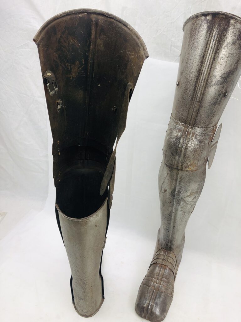 19th Century Victorian Gleaves Leg Armour In The 16th Century Style ...