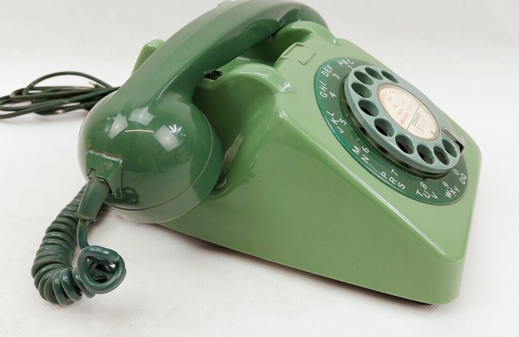 Green GPO Telephone - Sally Antiques
