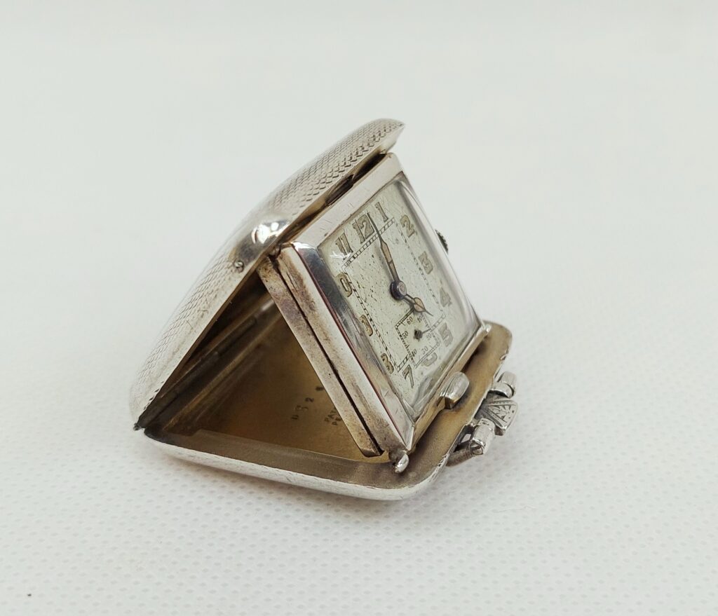 Art Deco Ladies Purse Watch Travel Clock By S.S.M. – Birmingham 1930 ...