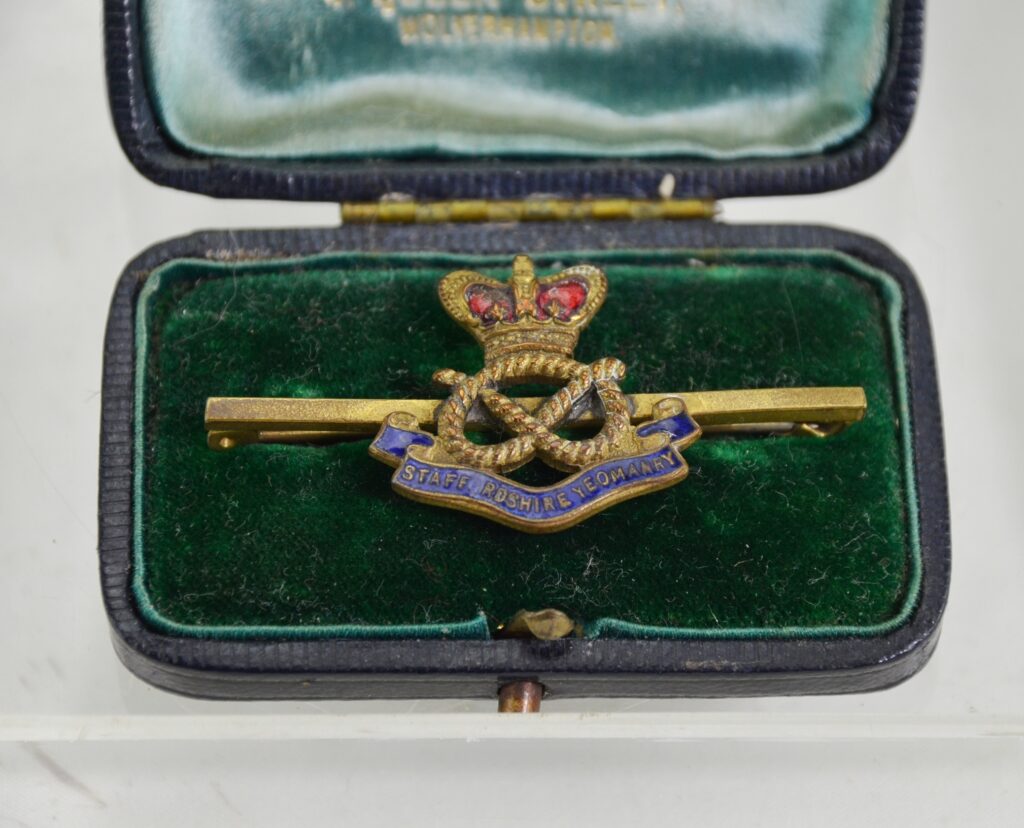 Staffordshire Yeomanry Badge - Sally Antiques