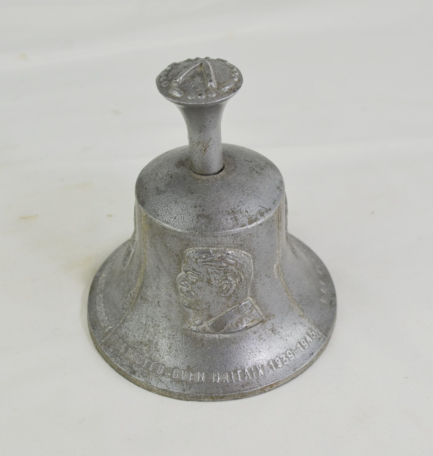 Victory Bell made from WW2 German Aircraft Metal #2 - Sally Antiques